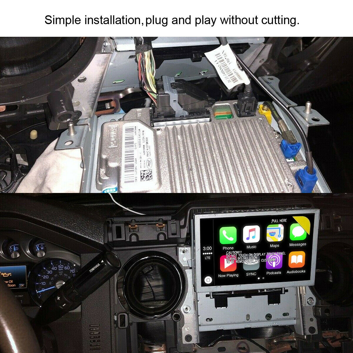 SYNC2 to SYNC 3 Upgrade Fit Ford 150 Edge Lincoln NAVI Touch APIM ...