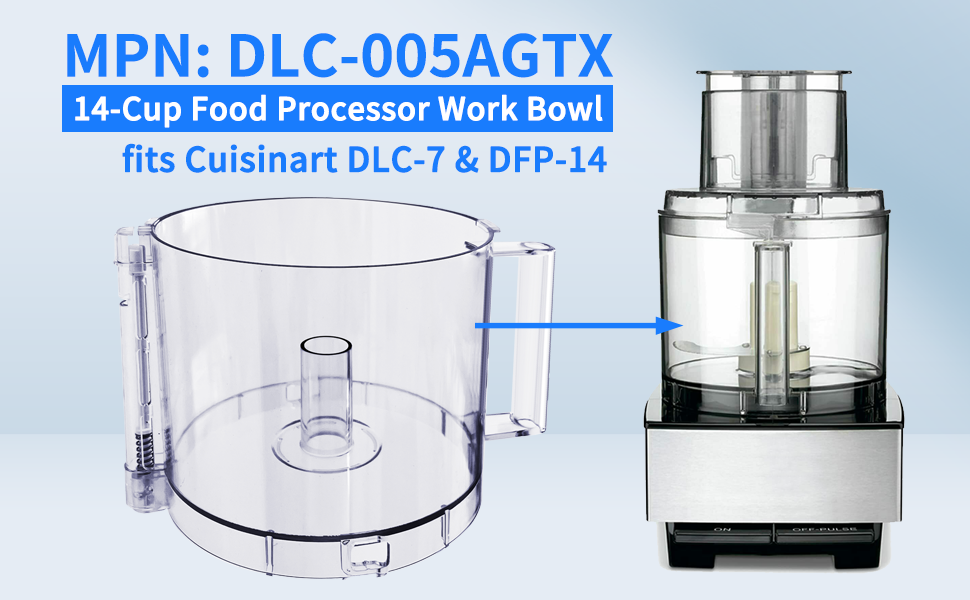 Brand new food processor work bowl replaces Tritan Cuisinart DLC ...