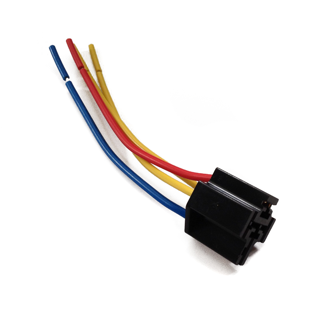 12V 30/40 Amp 5-Pin SPDT Automotive Relay with Wires & Harness Socket ...