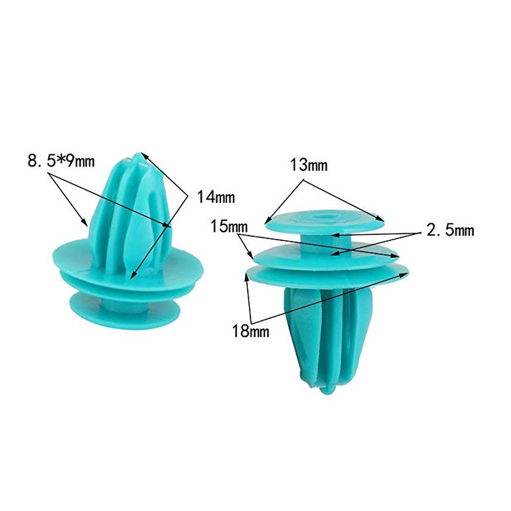 50Pcs Car Door Trim Panel Retainer Clips #90467-10188 For Toyota Sienna ...