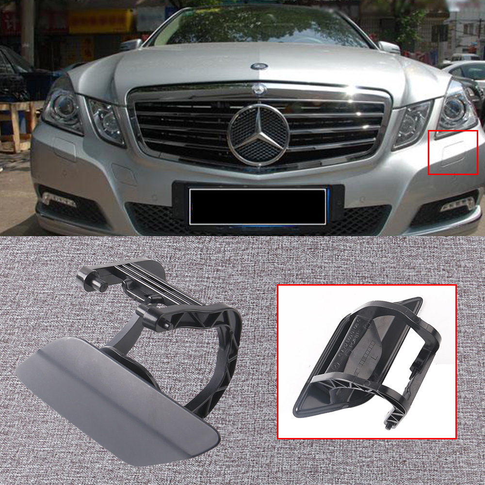 Front Left Headlight Washer Nozzle Black Cover For Benz W212 10-13 ...