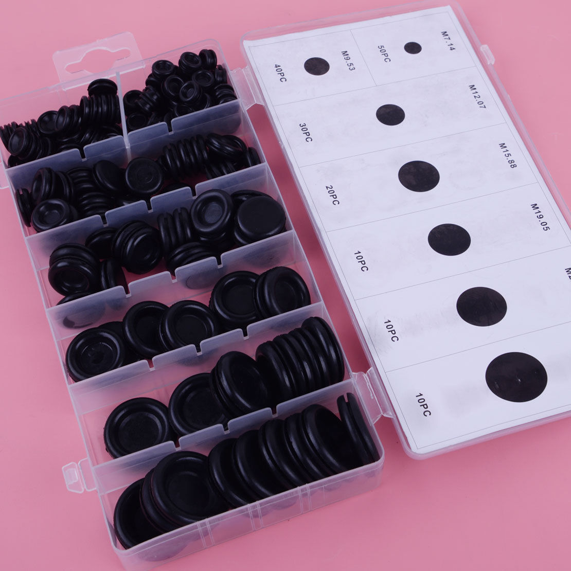 170Pcs/Set for Car Rubber Grommet Firewall Hole Plug Electrical Wire ...
