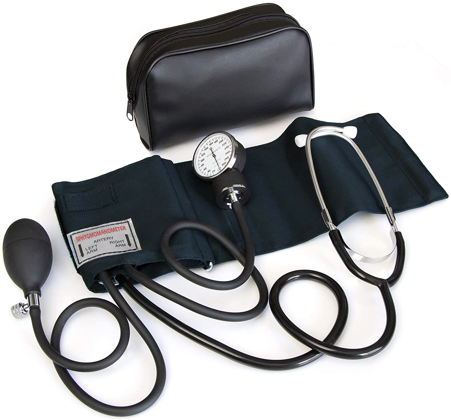 Manual Blood Pressure Monitor BP Cuff Gauge Aneroid Sphygmomanometer Manual Blood Pressure Monitor BP Cuff Gauge Aneroid Sphygmomanometer