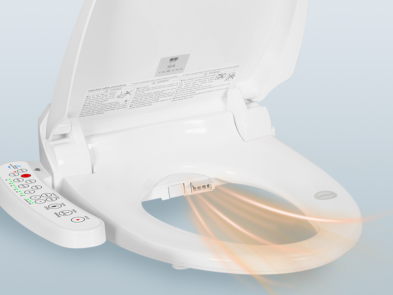 Smart Electric Bidet Toilet Heated Seat Elongated LCD Auto Flush Dry ...
