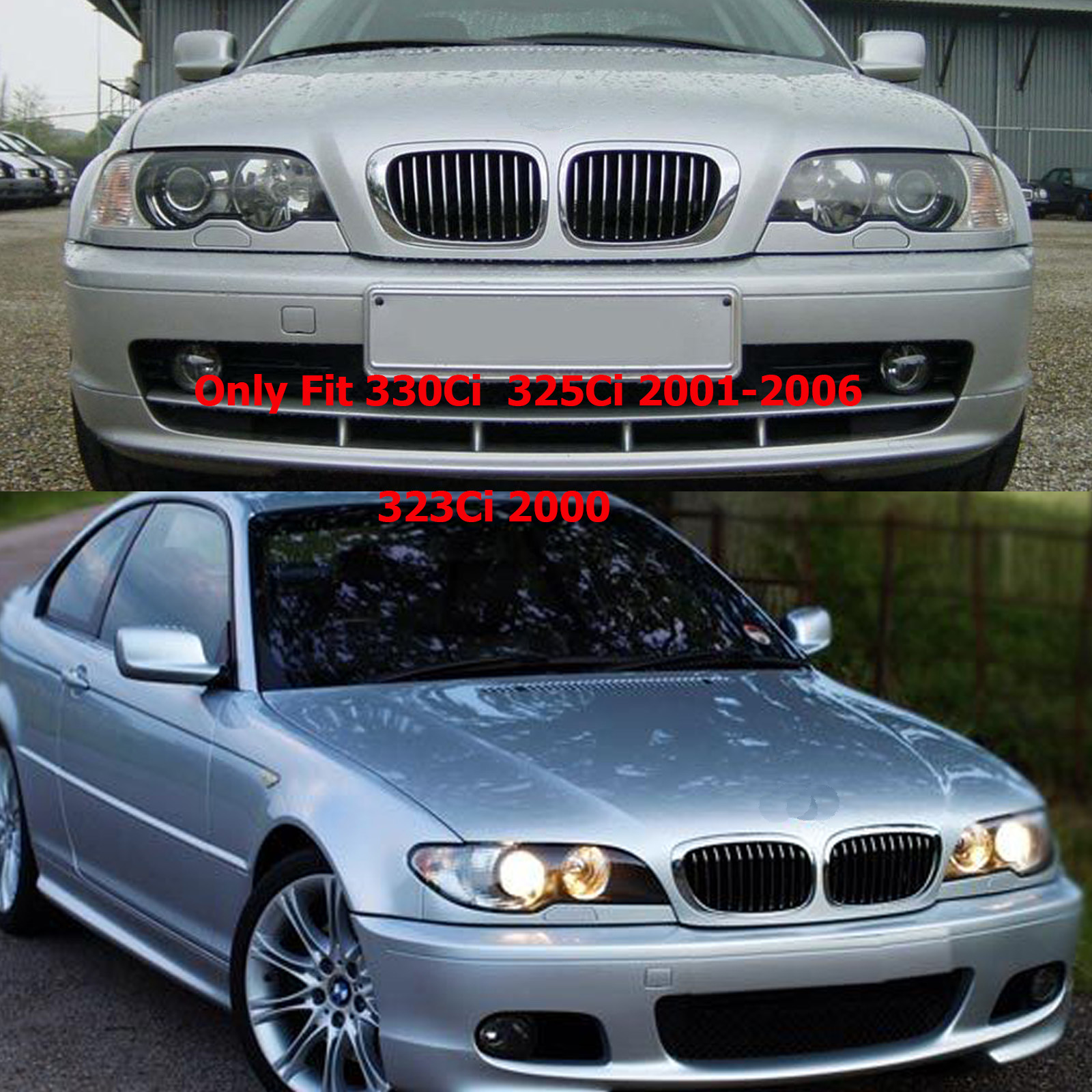 MTECH M Tech STYLE Front Bumper For BMW E46 330ci 325ci 2Door 2000 06 MTECH M Tech STYLE Front Bumper For BMW E46 330ci 325ci 2Door 2000 06