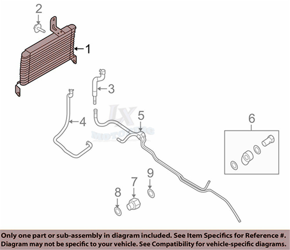 Transmission Oil Cooler for Ford E350 E450 2008-2014 Super Duty Tow ...