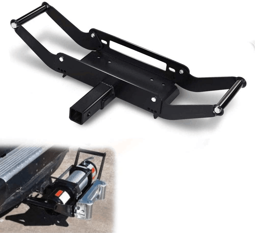 X-BULL Winch Cradle Mount Mounting Plate Bracket Cradle Steel Bar 4WD ...