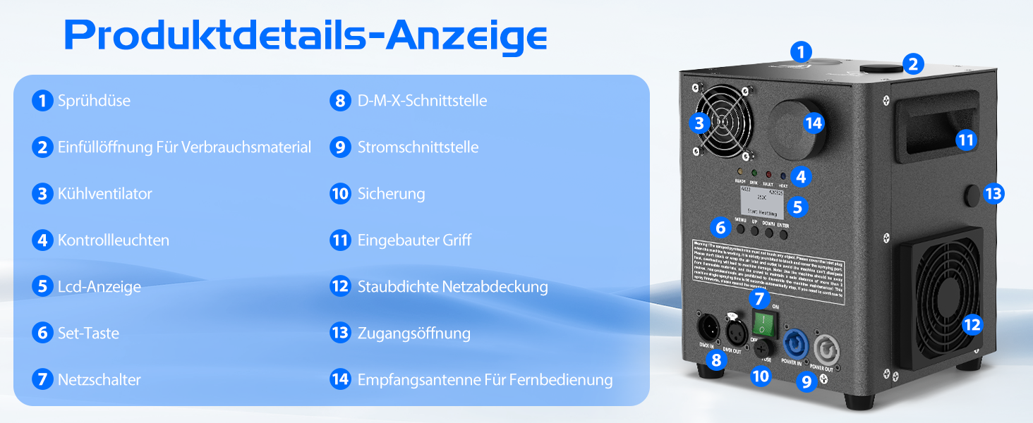 4X 1200W Cold Spark Machine Sparkular Funkenmaschine for Dávid Januš ...