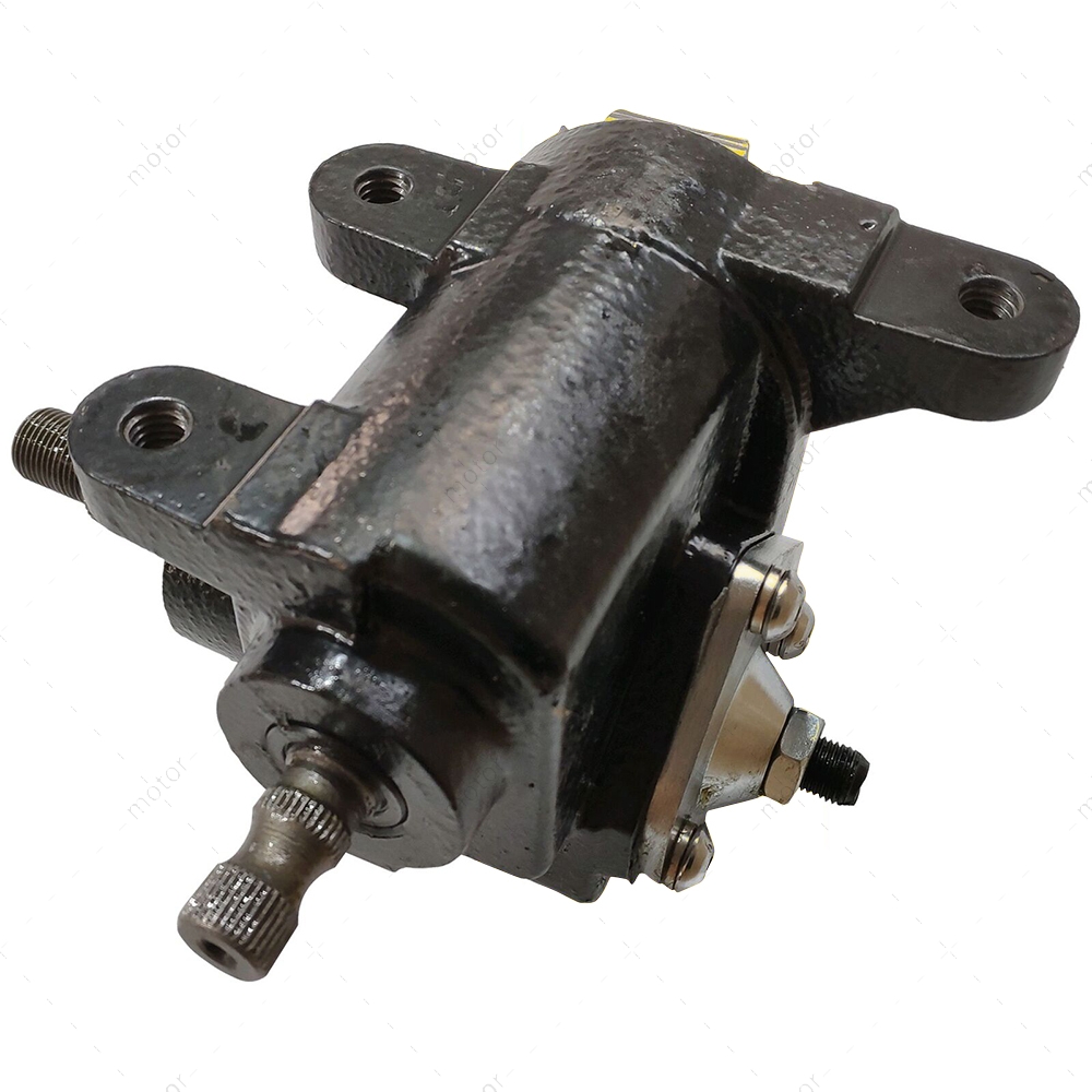 VEGA STEERING BOX + 36" DD STEERING SHAFT+PITMAN Arm Black U-Joints ...