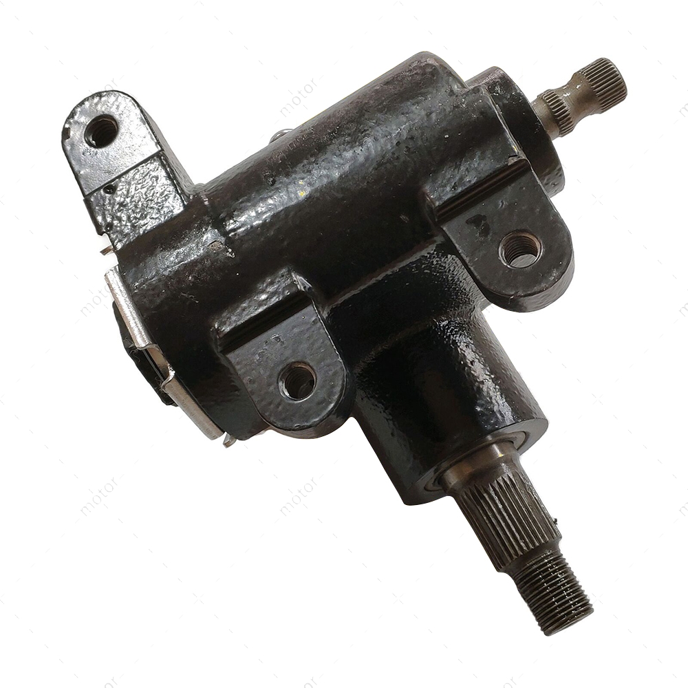 VEGA STEERING BOX + 36" DD STEERING SHAFT+PITMAN Arm Black U-Joints ...