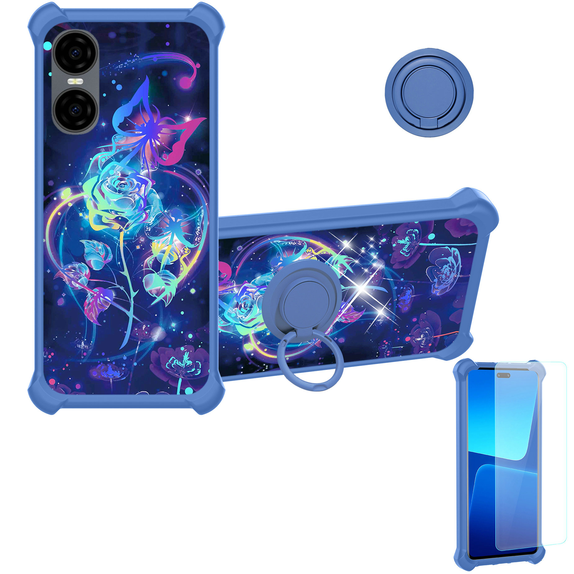 for BLU G63 Phone Case Cover Glass Screen Protector T1 | eBay