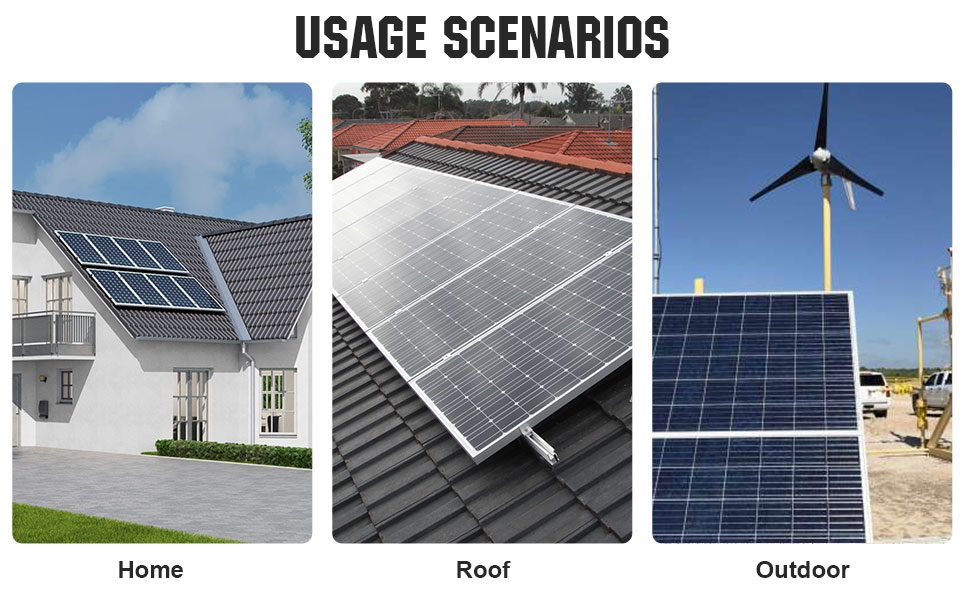 ECO-WORTHY 1000W Solar Panel Kit with 3000W 24V Hybrid All-in one Inverter for Shed Cabin Home ...