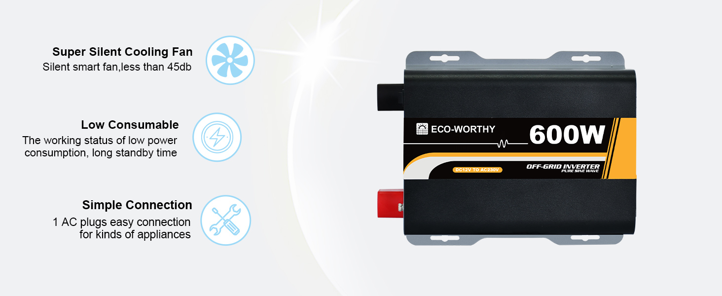 ECO-WORTHY 120W Solar Panel Complete Kit 50Ah 12V Lithium LiFePO4 ...