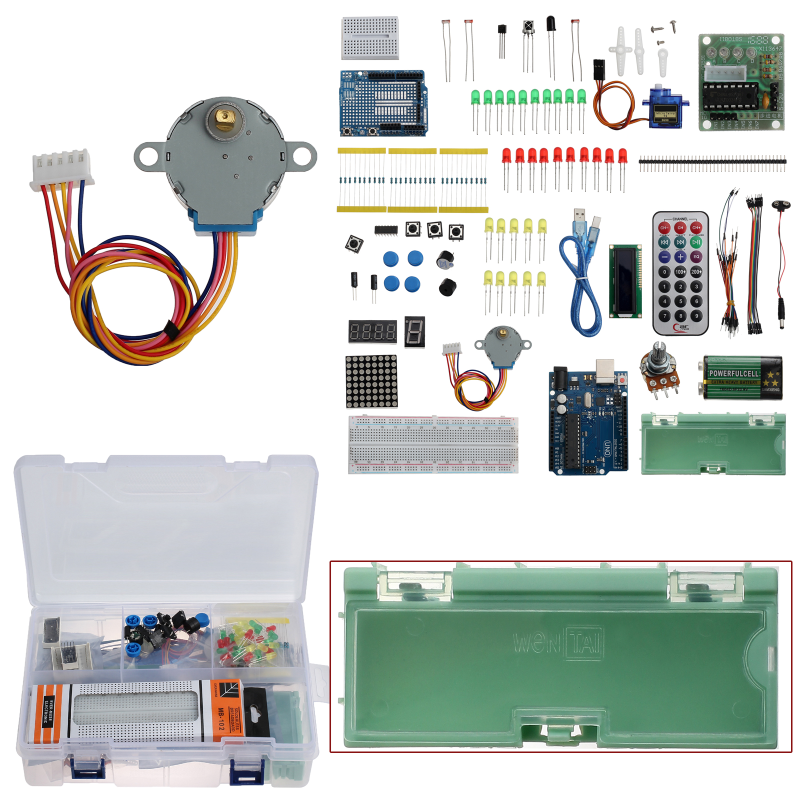 For Arduino Uno Upgrade R3 Kits Arduino Beginner Lcd Motor Servo Led