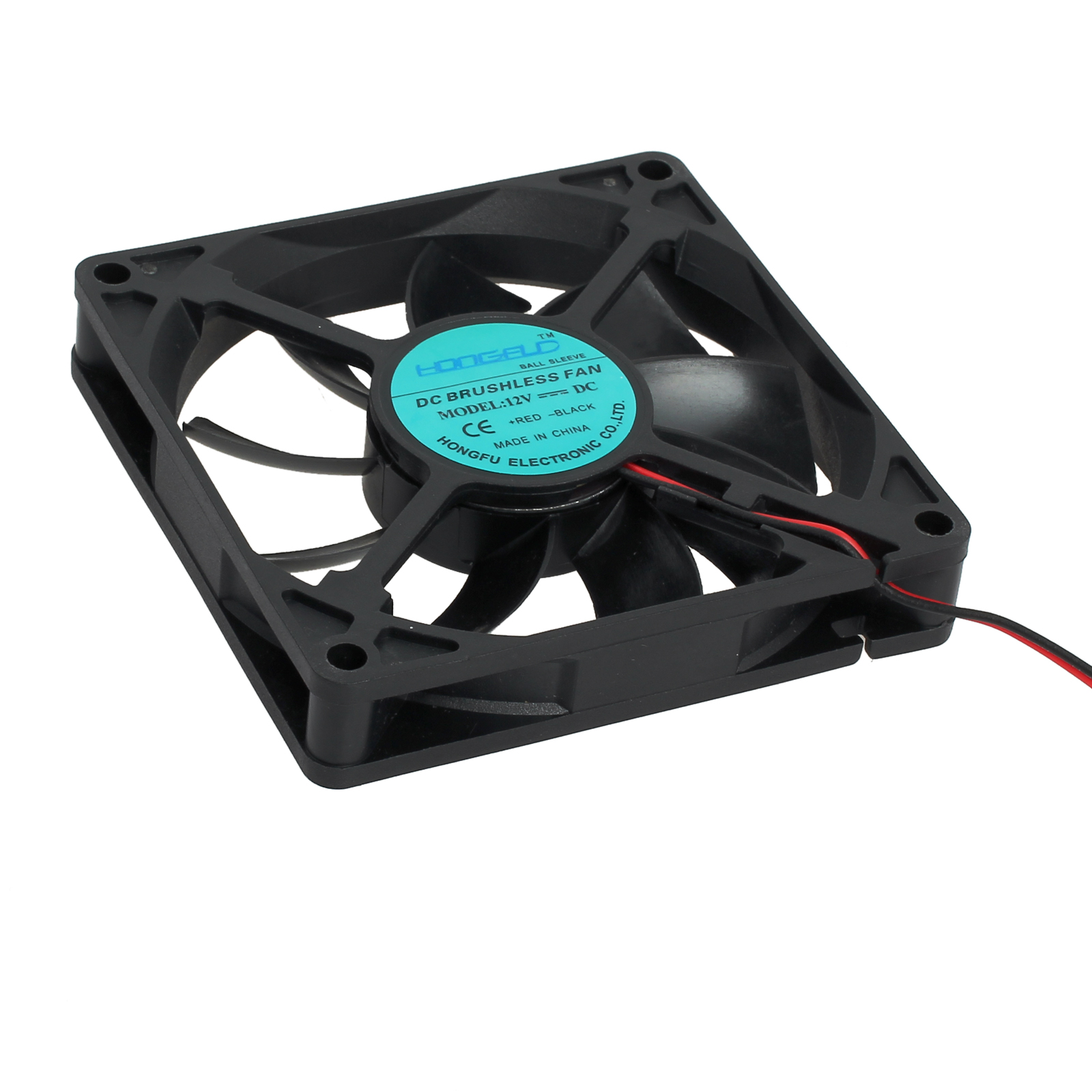 DC 12V PC Brushless Cooling Fan Computer Temperature Case Fans 2Pin ...