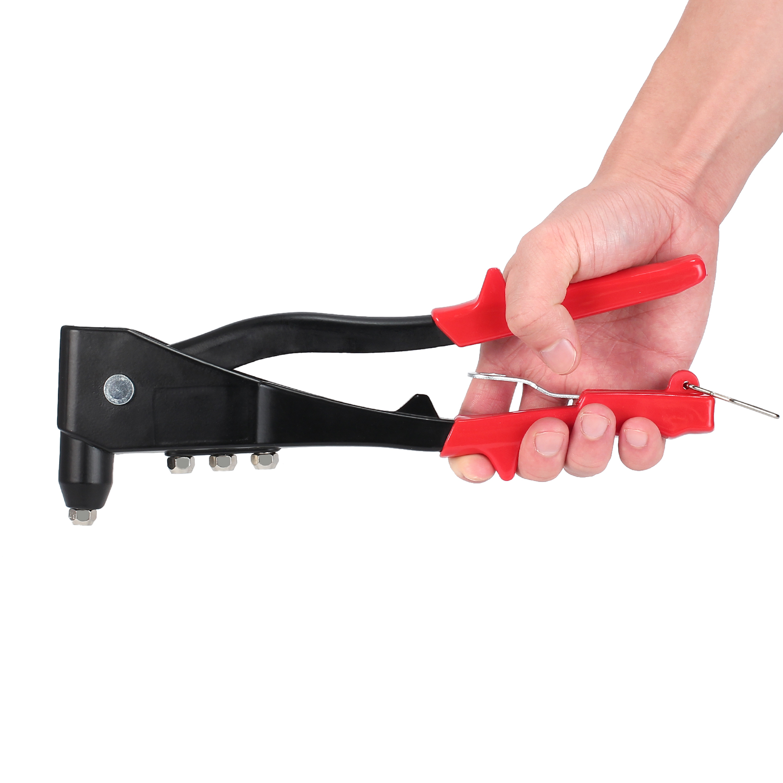 Heavy Duty Hand Rivet Gun with 200 Rivets Hand Pop Set for Metal Wooden ...