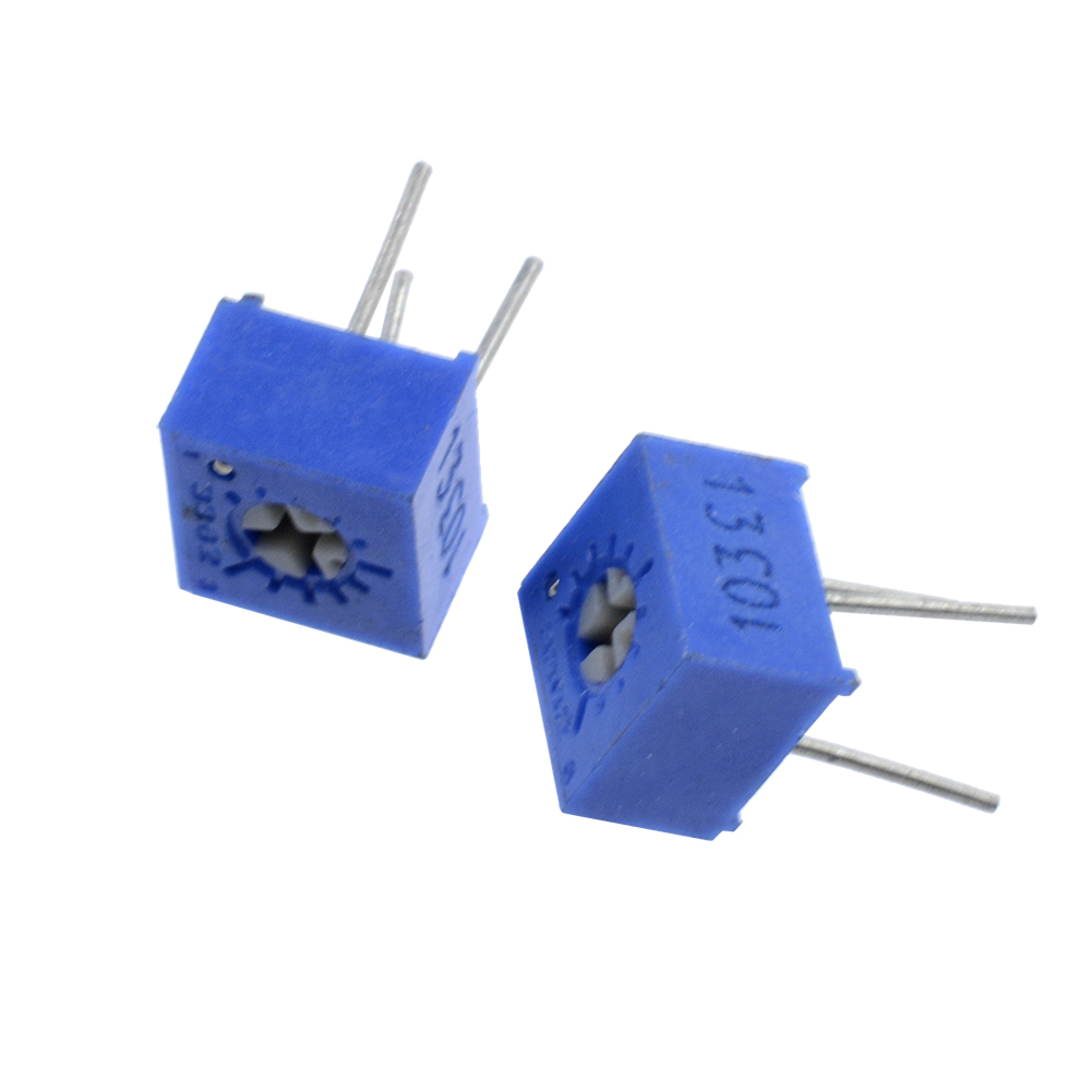 10Pcs 10K ohm 3362P-103 3362 P High Precision Variable Resistor ... 10Pcs 10K ohm 3362P-103 3362 P High Precision Variable Resistor ...