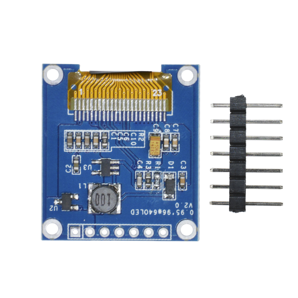 095 Inch 7pin Full Color 65k Color Ssd1331 Spi Oled Display Module For Arduino Ebay