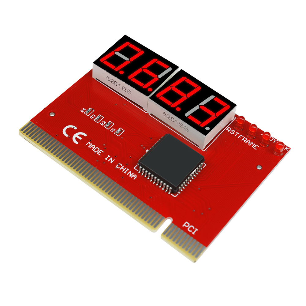 Led 4 Digit Analysis Diagnostic Tester Post Card Pci Pc Analyzer
