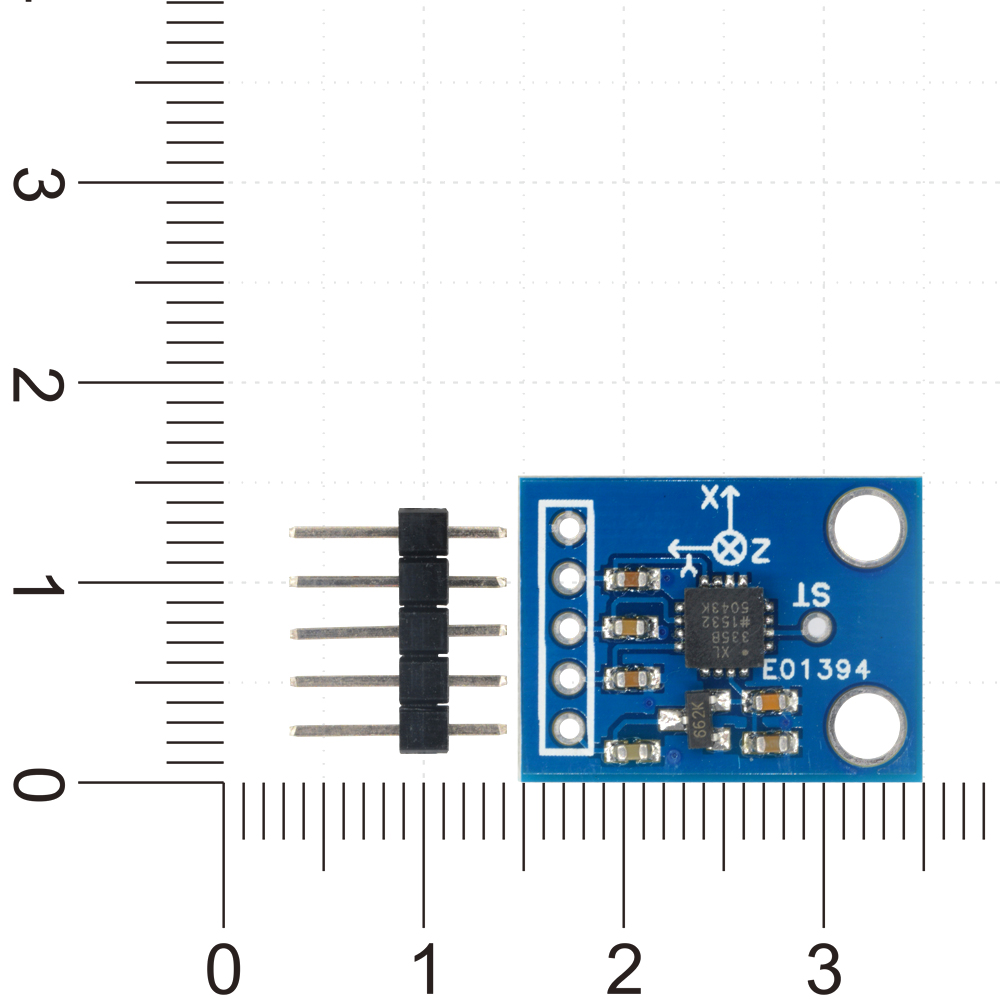 Adxl335 3 Axis Analog Output Accelerometer Module Angular Transducer For Arduino Ebay