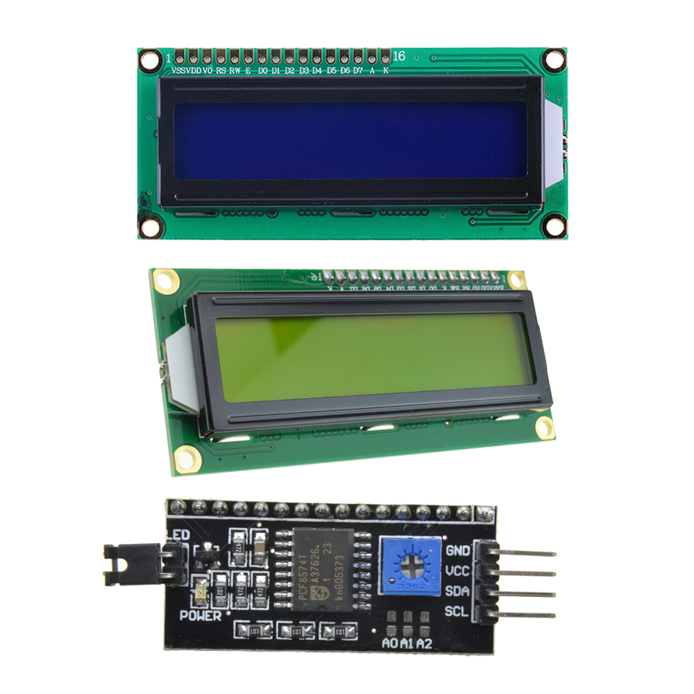 I2C 1602 LCD Board Module 16x2 Character LCD Display Module HD44780 ...