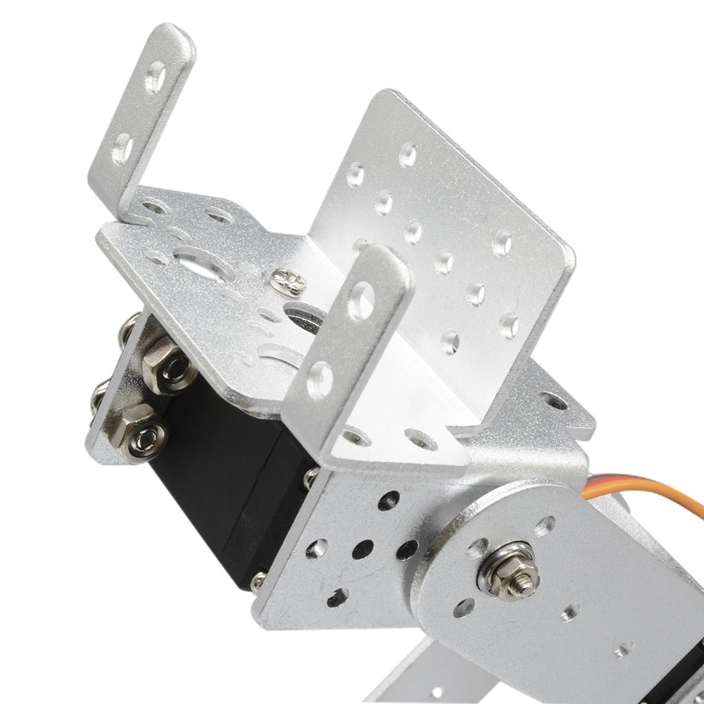 6DOF Mechanical Robotic Arm Aluminium Robot Clamp Claw Kit Mount Set For Arduino | eBay