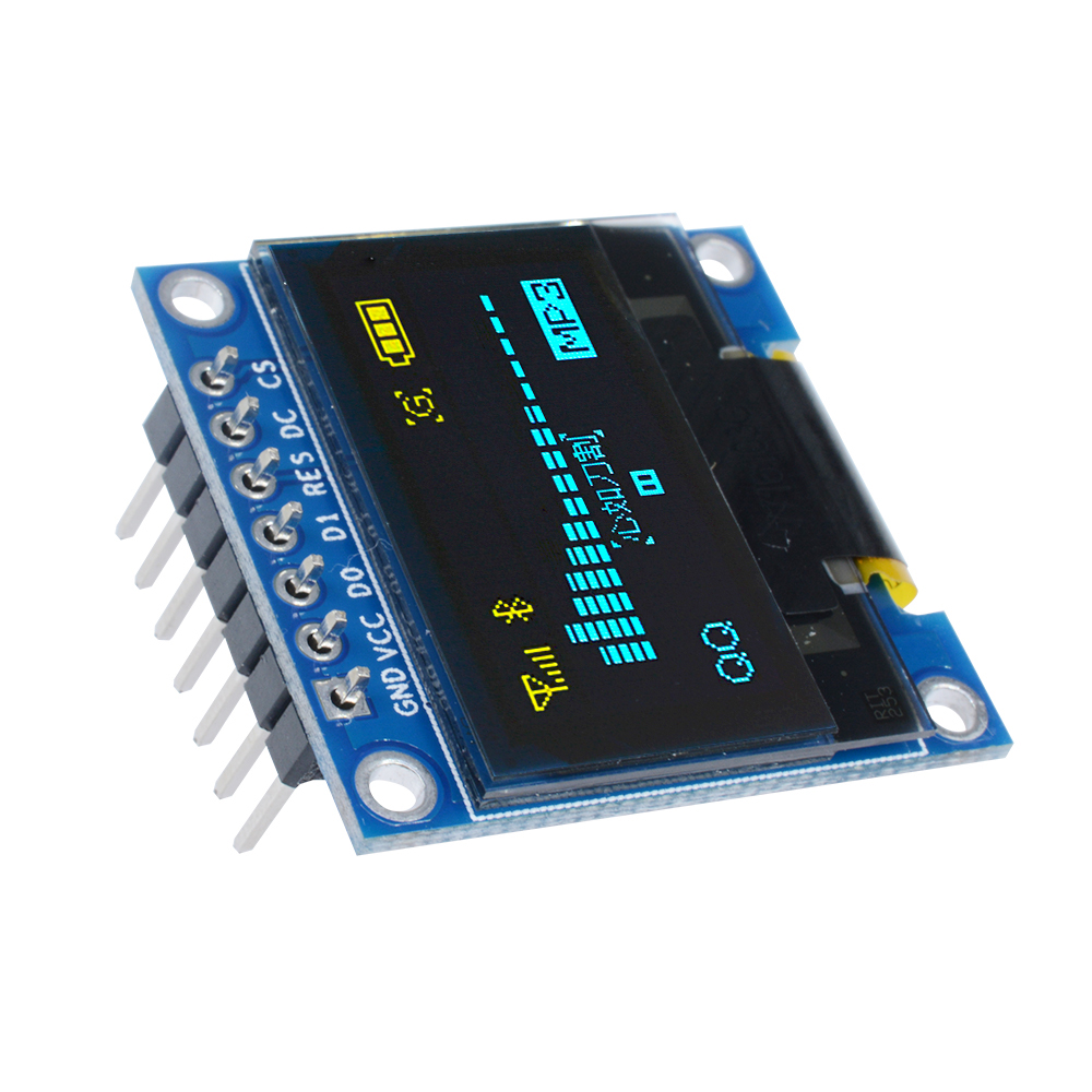 0.96"/1.3'' inch 128X64 OLED LCD SPI Display Serial Screen Module ...