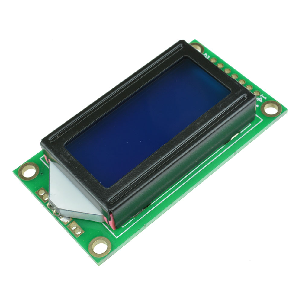 Blue 0802 LCD 8x2 Character LCD Display Module 5V LCM For Arduino ...