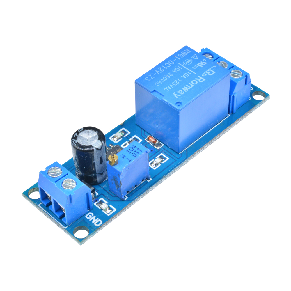 12v Delay Timer Switch Relay Module 0 10 Second Ne555 Oscillator