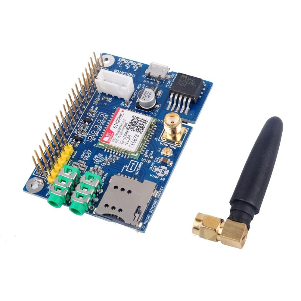 SIM800C Development Board GPRS GSM Module with Antenna for Raspberrp Pi ...