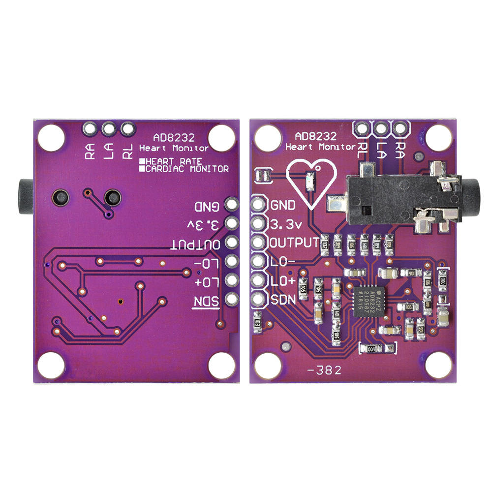 Single führen ad8232 Pulsuhr EKG Development Kit Arduino kompatibel | eBay