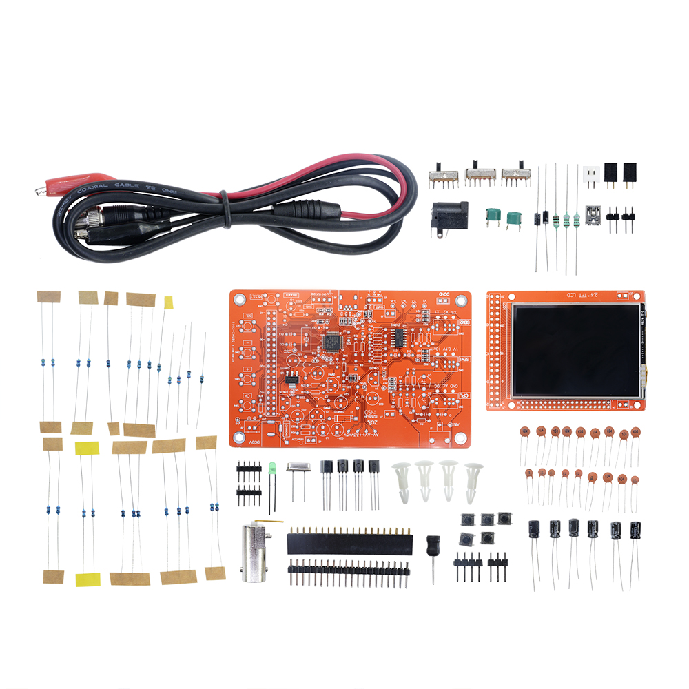 Assembled DSO138 2.4" TFT Digital Oscilloscope Kit DIY parts ( 1Msps ...