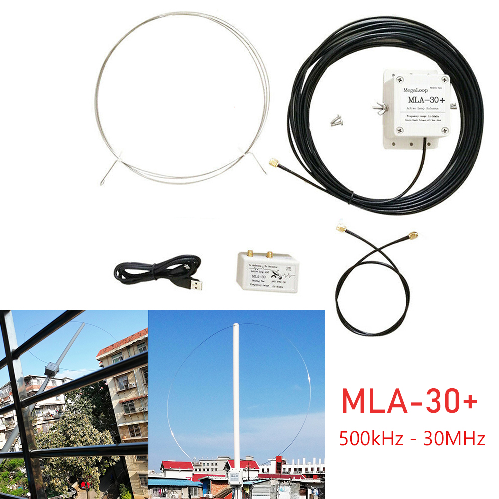 Mla-30+ (Plus) 0.5-30mhz Ring Active erhalten Antenne Wave SDR Loop ...