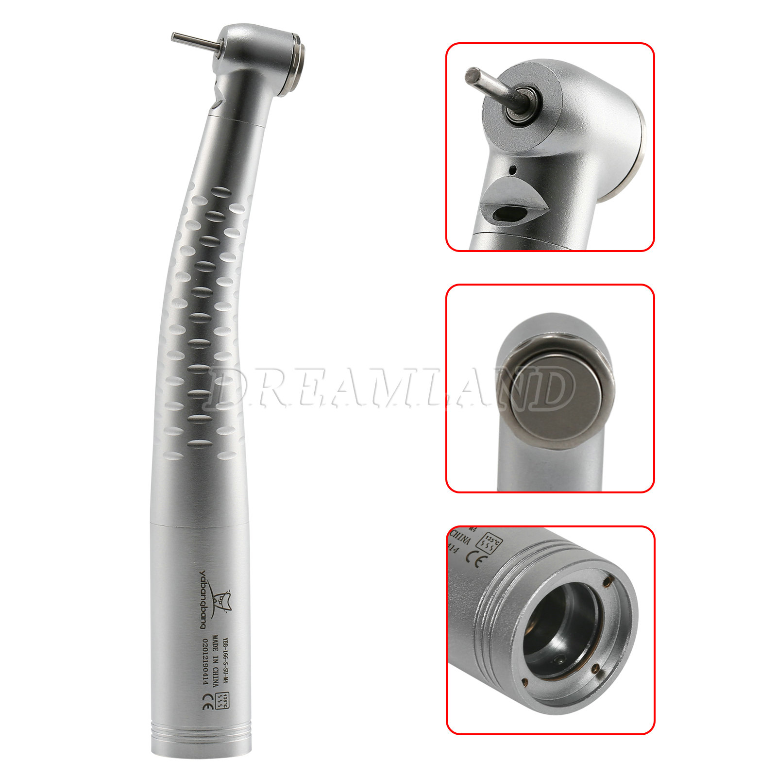 Dental Fiber Optic LED Handpiece Turbine Cartridge Quick Coupler 6HOLE ...