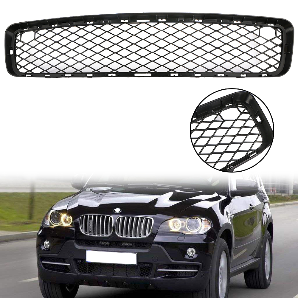 Front Lower Bumper Grille Black 51117163956 For BMW X5 2007 - 2010 ...