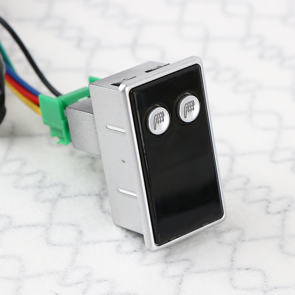 Carbon Fiber Universal Heated Seat Heater Digital 5-Gear Switch Kit For ...