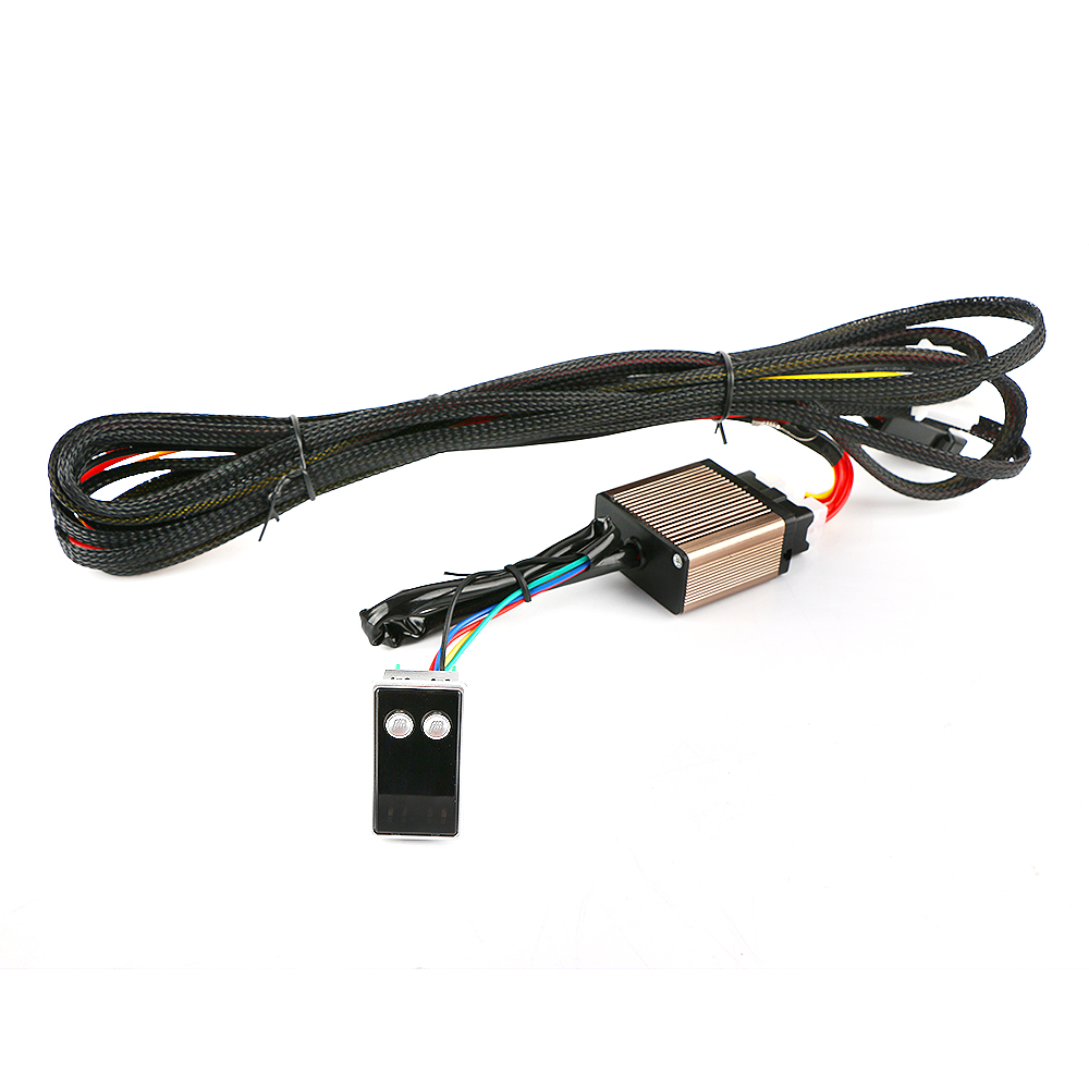 Carbon Fiber Universal Heated Seat Heater Digital 5-Gear Switch Kit For ...