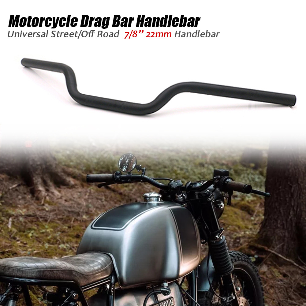 7/8" Motorcycle Euro Tracker Drag Bars Handlebars For Honda Suzuki ...