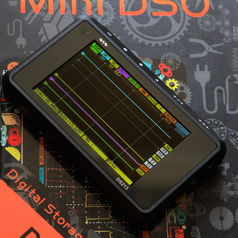 New DS213 MINI DSO 4 Channel 100MS/S DSO213 Nano Quad Digital Oscilloscope Kit | eBay