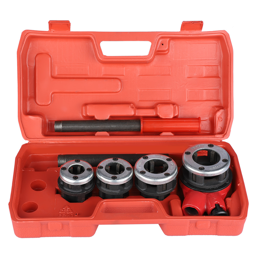 Hand Pipe Threader Set Die Threading Kit 4 Size 1 2 3 4 1 1 1 hand-pipe-threader-set-die-threading-kit-4-size-1-2-3-4-1-1-1