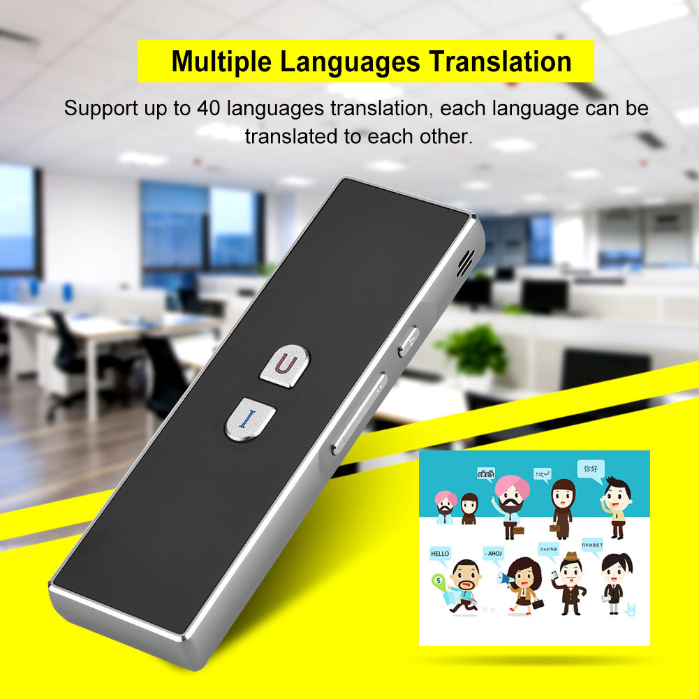 Mini Portable Intelligent Translation Machine 40 Languages Translator ...