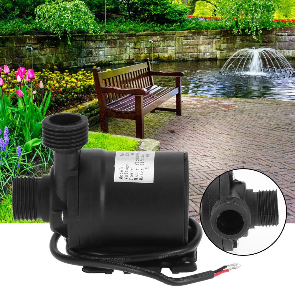Pumpen DC 12V Mini Wasserpumpe 5M 800L/H Brushless Tauchpumpe ...