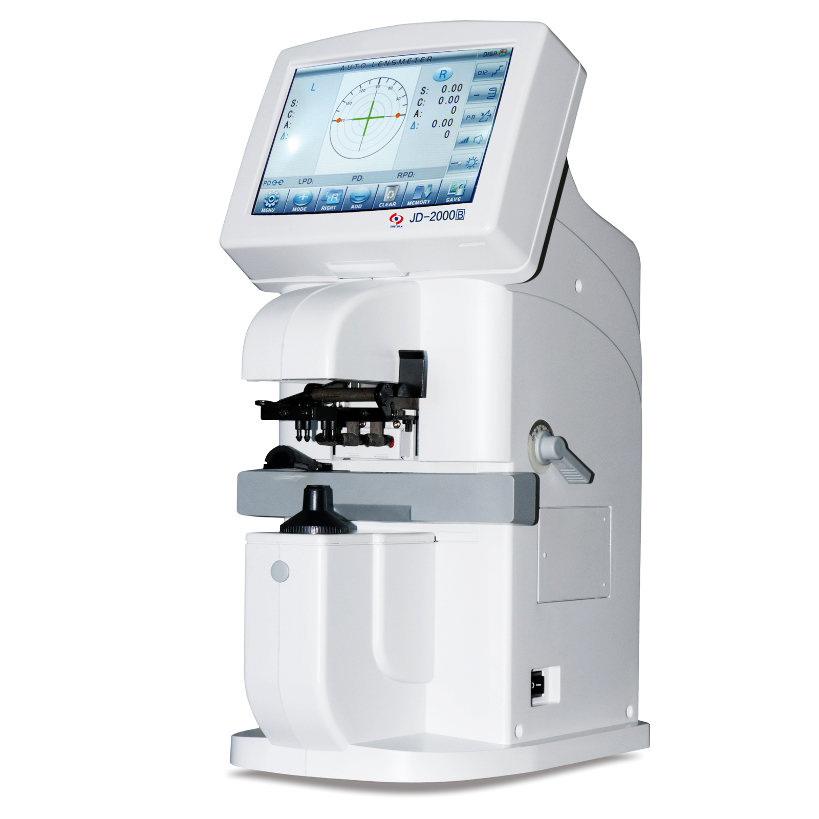 JD-2000B Touch Screen Auto Lensmeter Ophthalmic Optometrist Focimeter ...