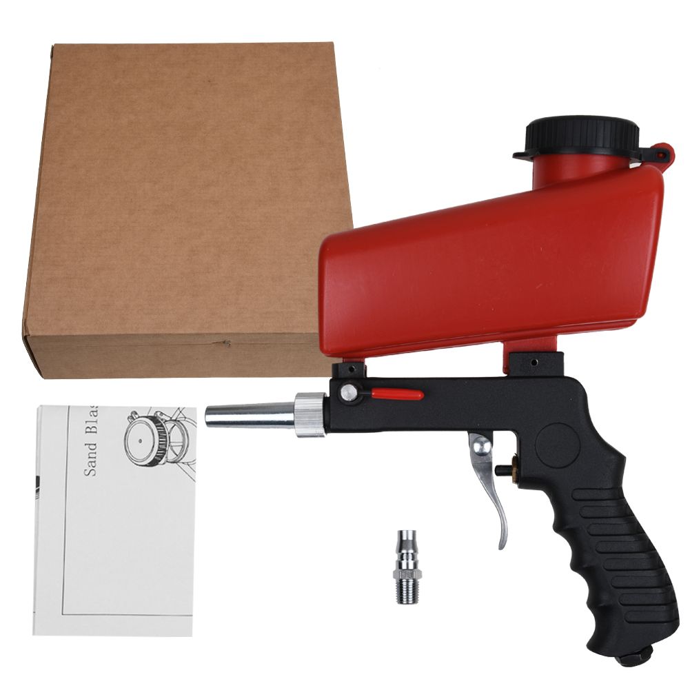 Pneumatic Sandblasting Gun Air Sand Blasting Tool Spray Sanding Device ...