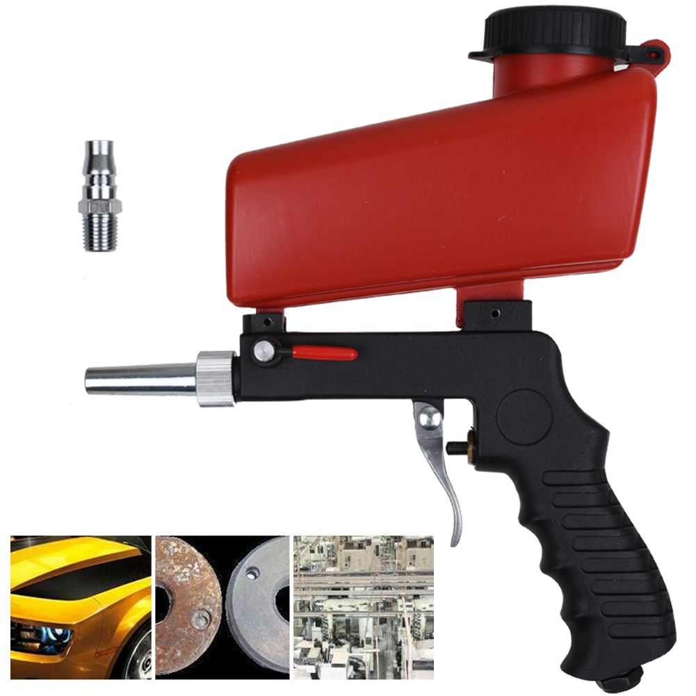 Pneumatic Sandblasting Gun Air Sand Blasting Tool Spray Sanding Device ...