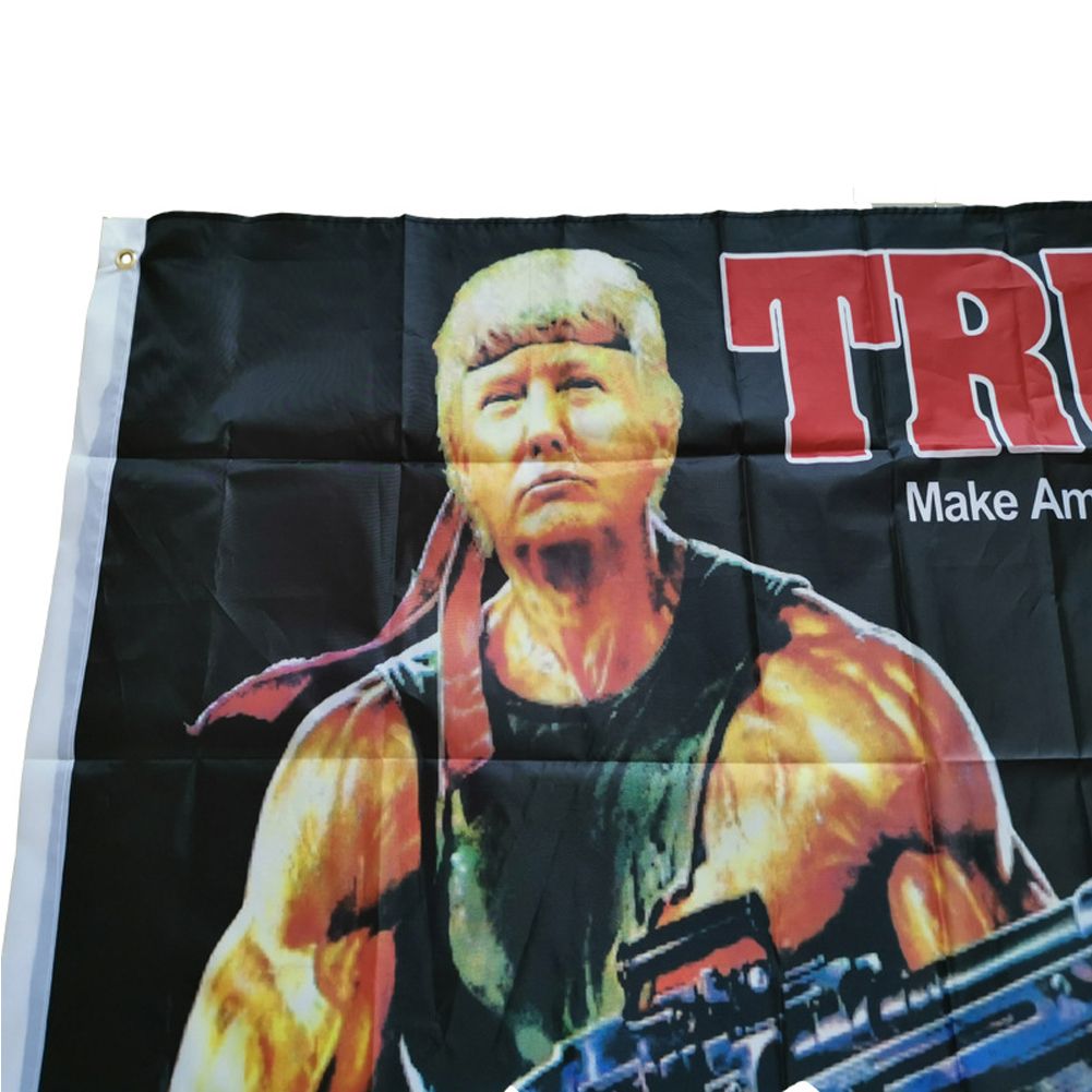 Donald Trump Flag Bazooka 3x5 Foot 90x150 cm Digital Print Banner New ...