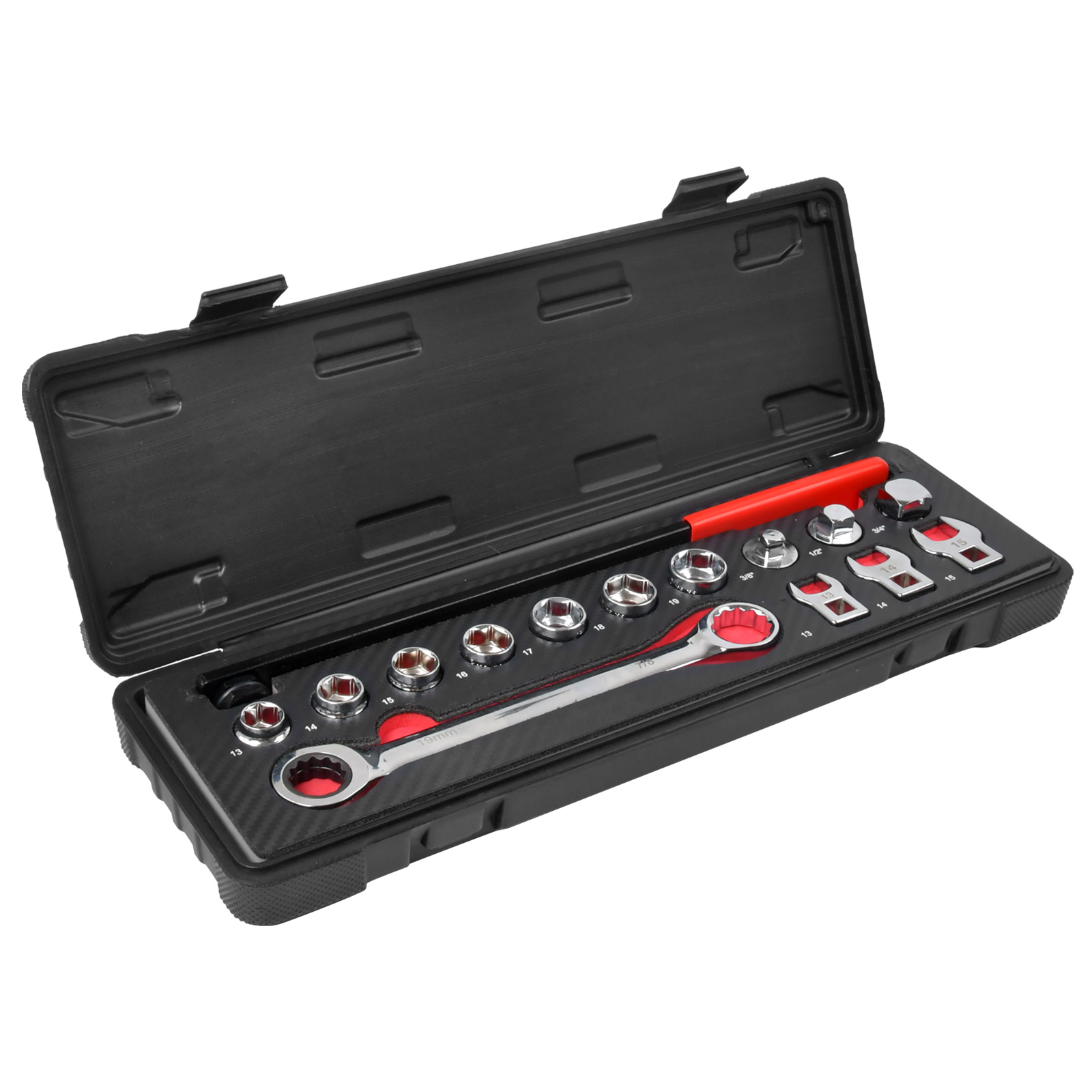 Serpentine Belt Tool Kit Ratcheting Belt Tool Set Sockets Extension Arm ...