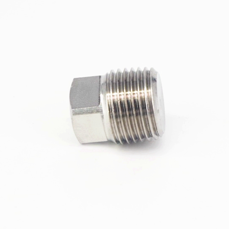 3000 psi 1/8" To 2" NPT Male 304 Stainless Steel Head Plug Forged End ...