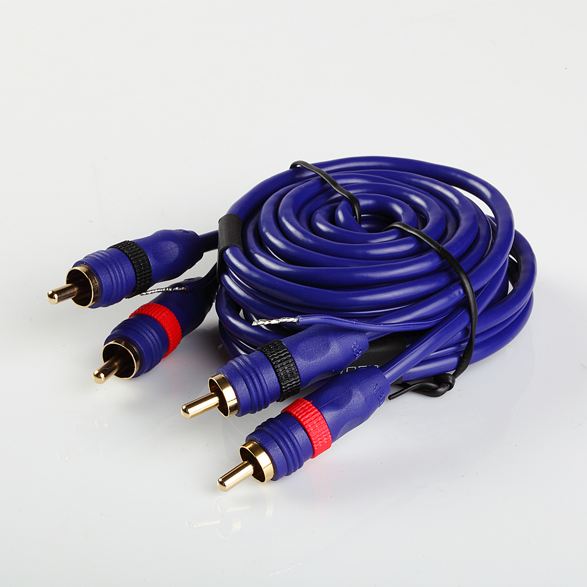 6ft 6' HIGH PERFORMANCE DIRECTIONAL BALANCE RCA 2 Male to Male Audio ...