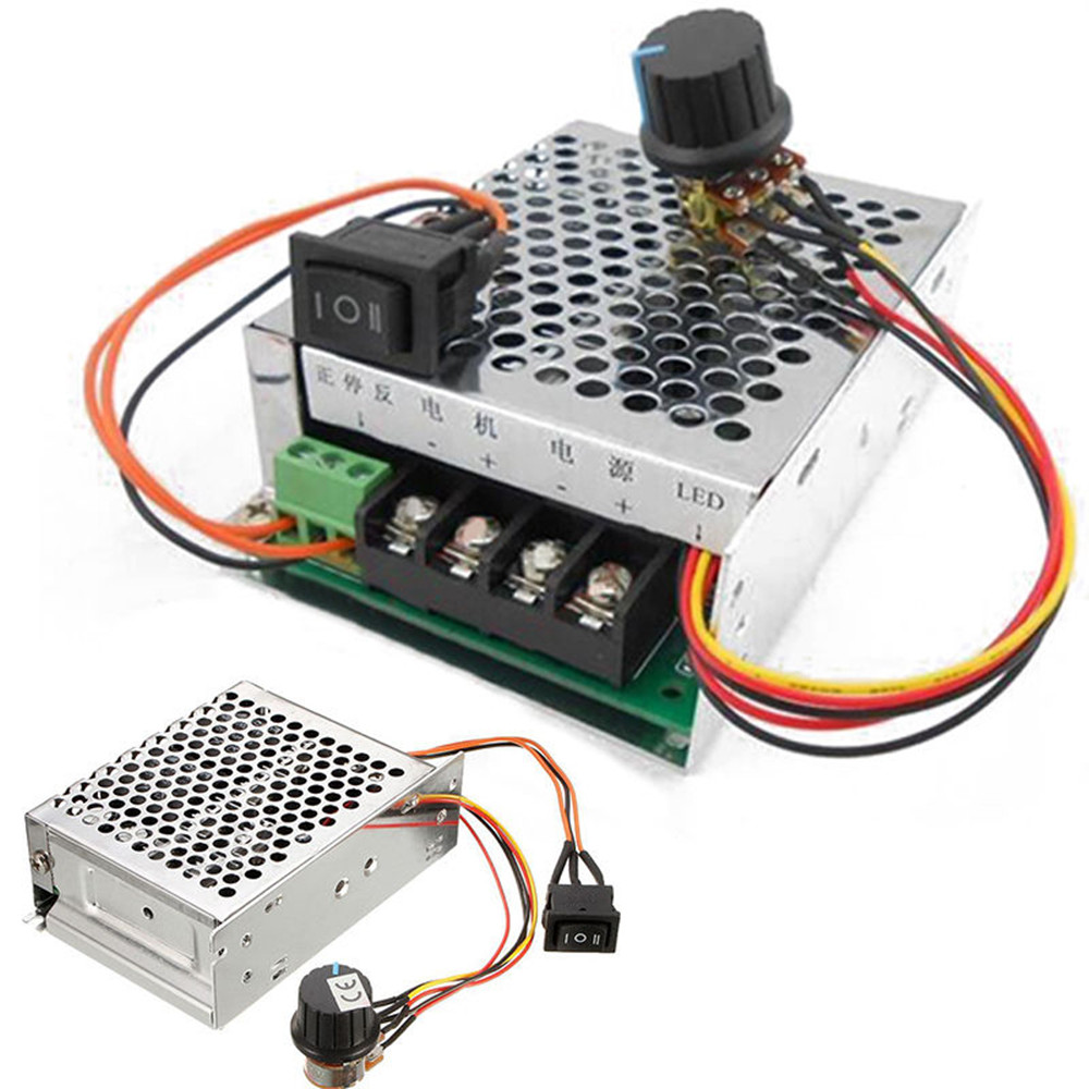 DC 10-50V PWM Motor Speed Control Controller CW CCW Reversible Pulse ...